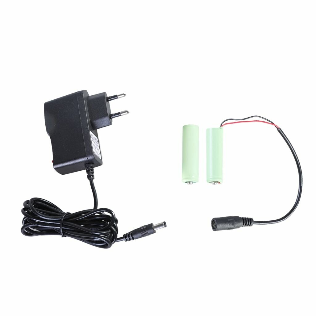 Регулируемый адаптер питания AC100V-240V для замены батареек AA на 3V в LED-освещении