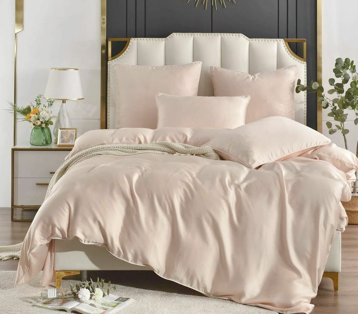 Постельное бельё тенсель детское - М - Розовая лаванда