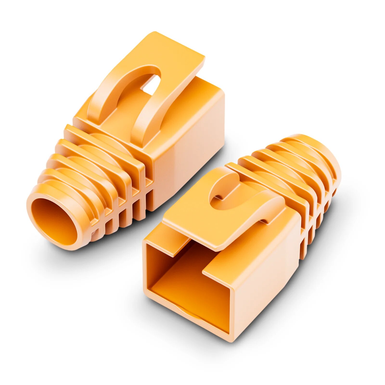 NATALINK RJ45 коннекторы, оранжевые, 100 шт.