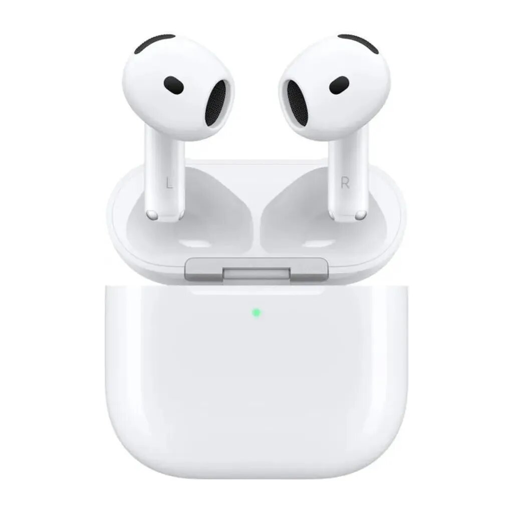 Наушники Apple AirPods 4 ANC A3055/A3056/A3059, Bluetooth, вкладыши, белый [mxp93ll/a]