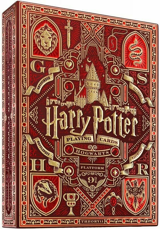 Карты "Theory11 Harry Potter Deck - Red (Gryffindor)"