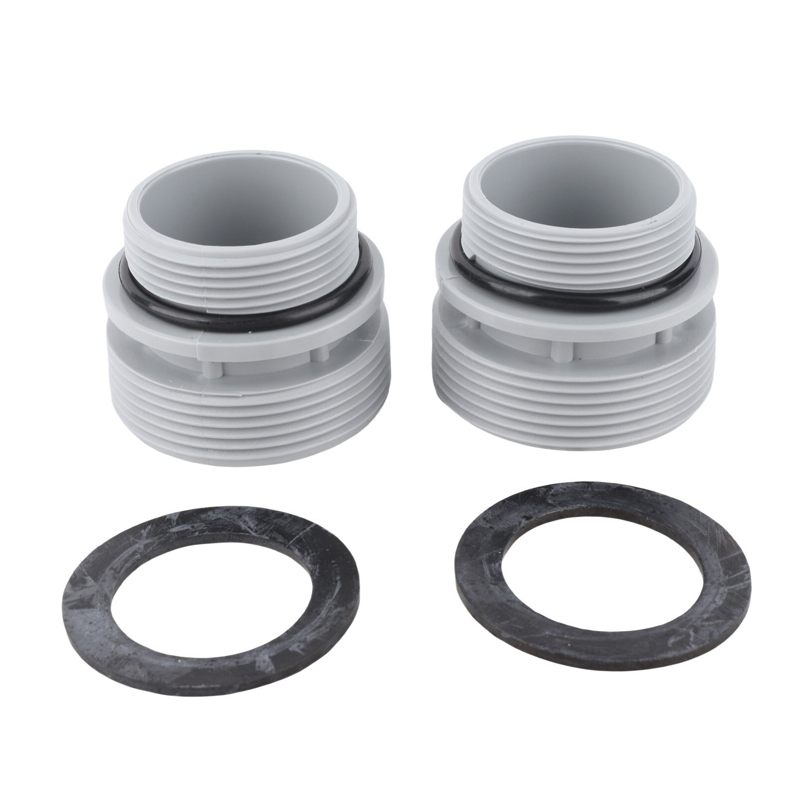 2PCS Bool Adapter Adapter Пластиковый универсальный адаптер насоса для фильтра бассейна с прокладками для разъем для 4560 для 58254