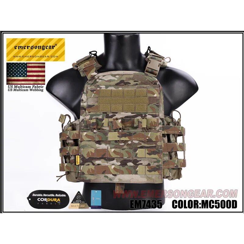 Тактический жилет Emersongear Cordura вишневый