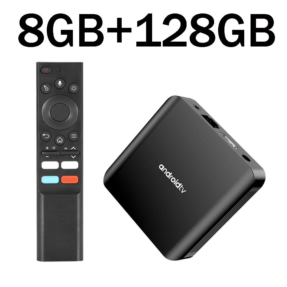 Android TV Box 8GB+128GB, EU Plug