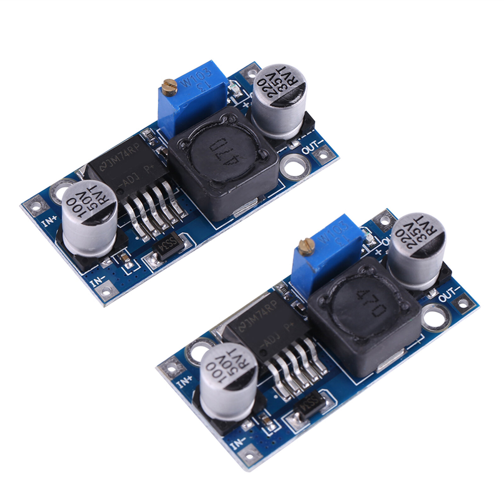DC-DC Converter, 1.25V~35V Output Variable Electronic 3A Power Buck Module High Efficiency for Low Voltage System Battery Charging