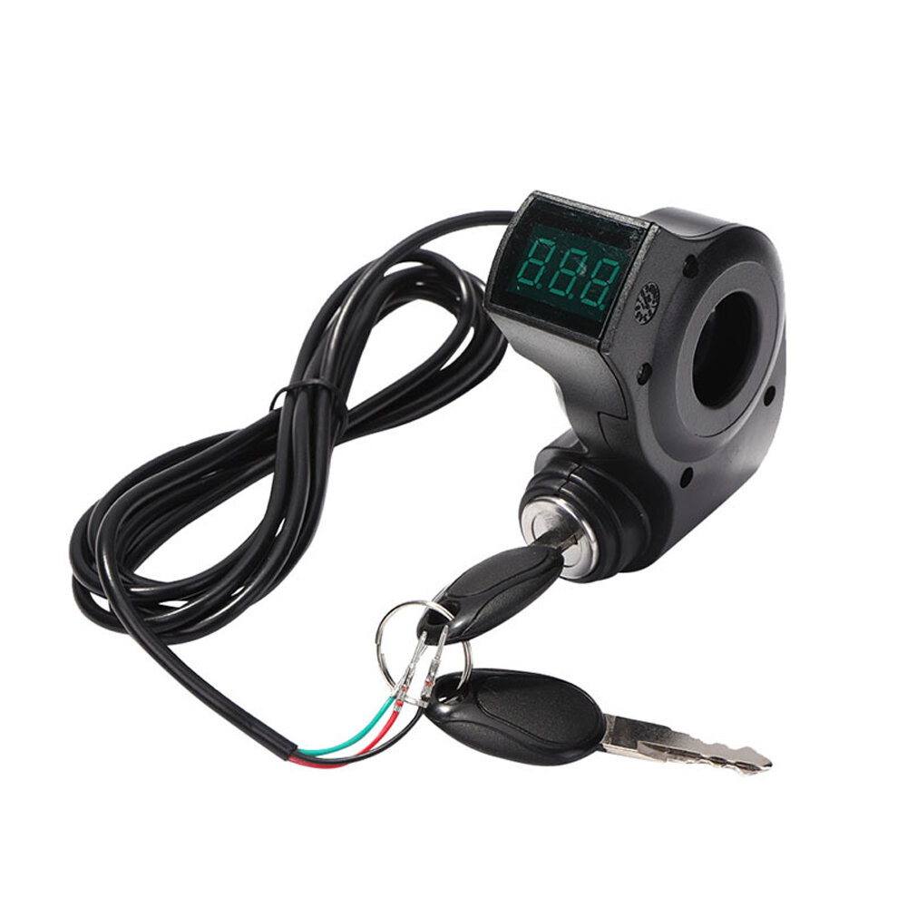 Замок зажигания для электросамоката, переключатель управления на руле, рычаг газа с ключами, совместимый с Kugoo M4.