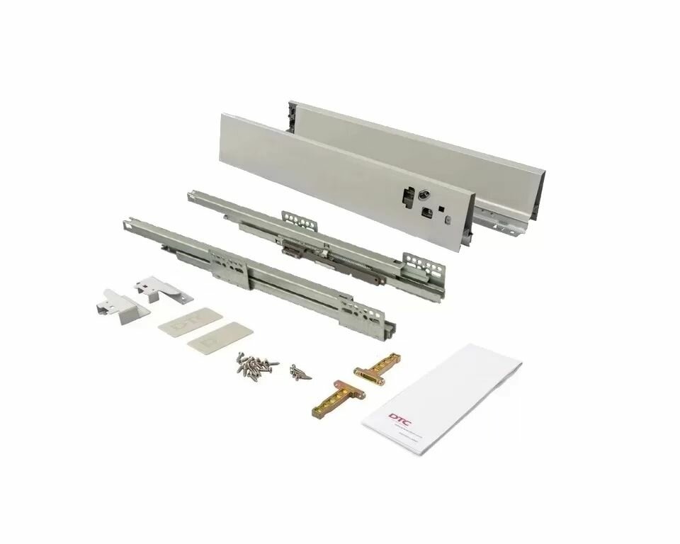 Комплект ящика Dragon Box длина 450 мм, высота 84 мм, Push-to-Open, серый