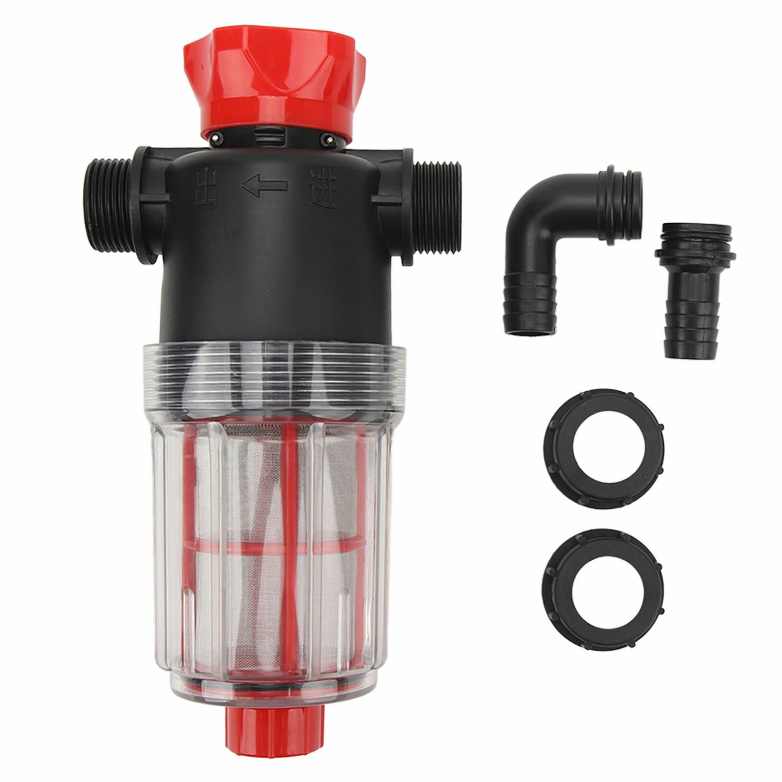 Фильтр помпы из нержавеющей стали, 60 сеток, G3/4, прозрачный