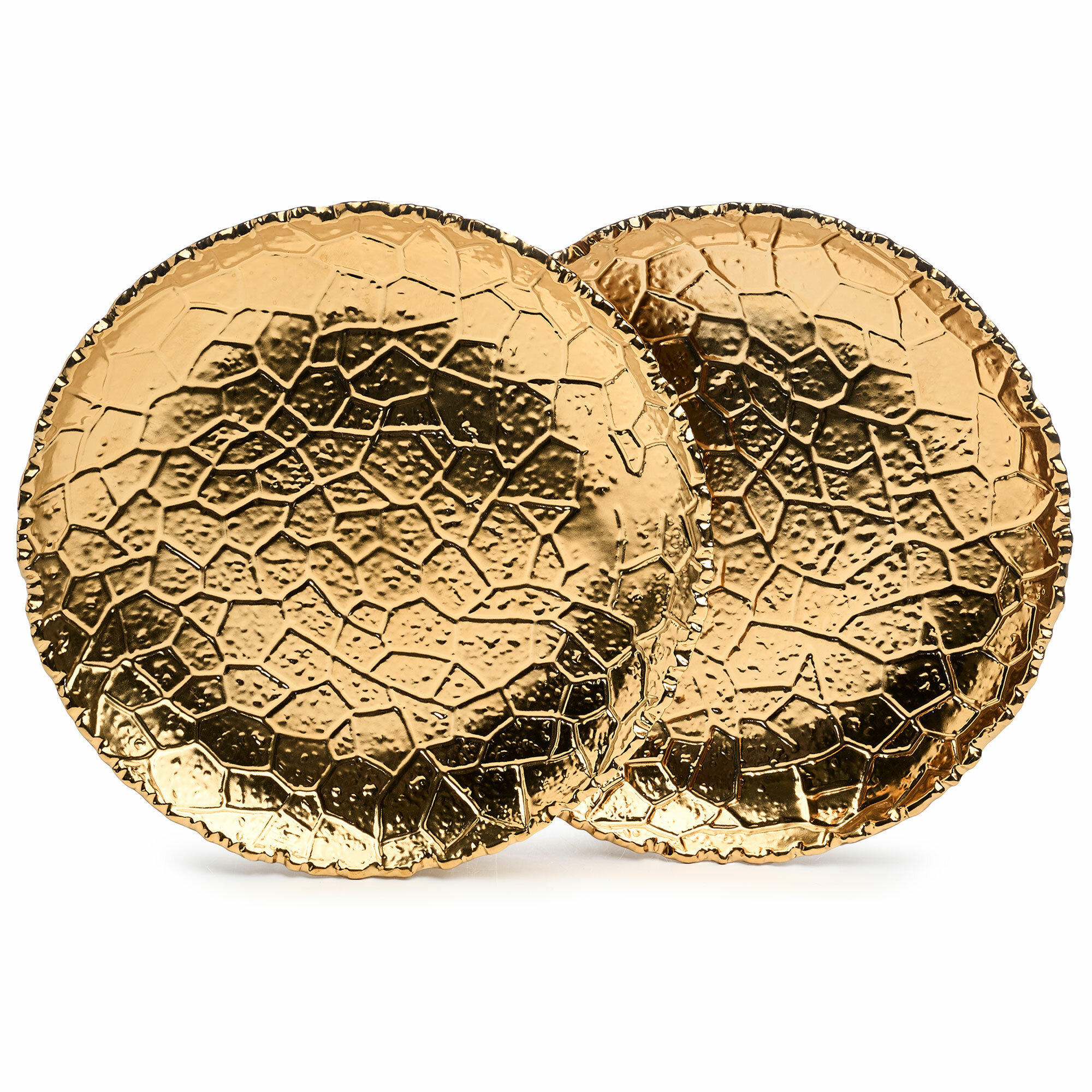 Набор тарелок закусочных lefard charm 2 шт. 19*2,5 см (золото) KSG-779-351