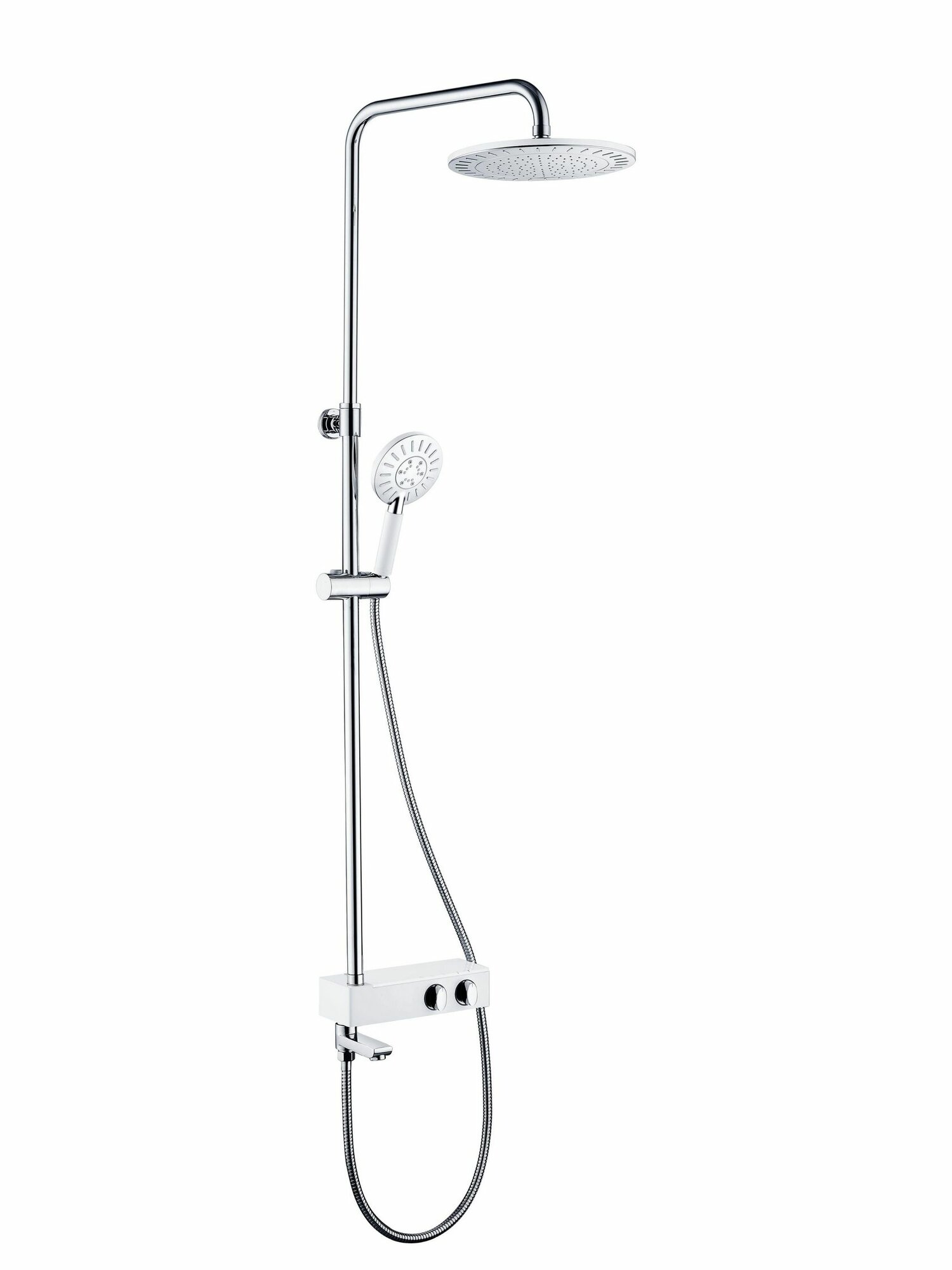 Душевая система River WeltWasser DP 20174, латунь, белая, 3 режима