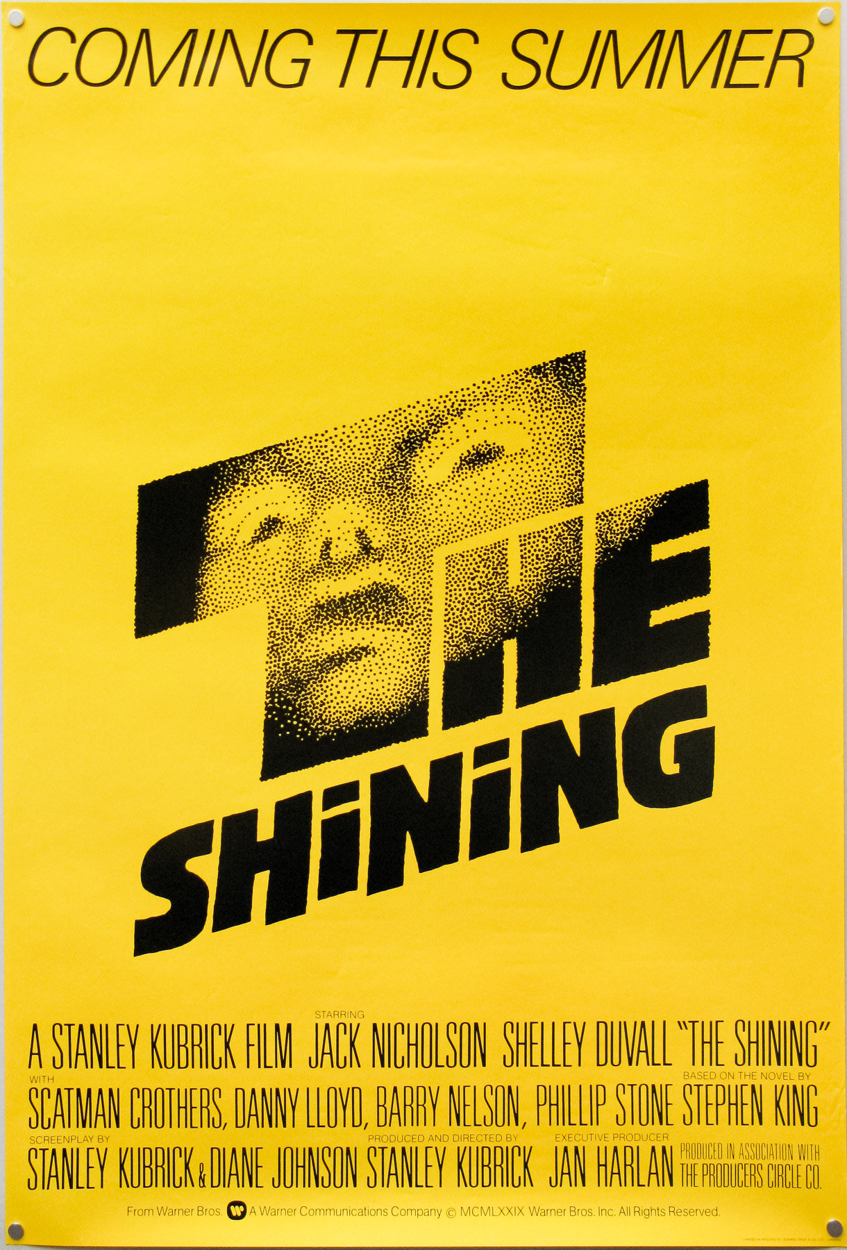 Плакат, постер Сияние 1980 (The Shining) на бумаге, размер 21х30см