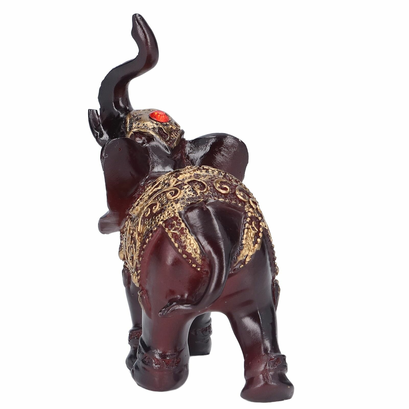 Статуэтки слонов, прочная смола, нежная текстура, стиль ретро, символизируют силу, удачу, процветание, статуя слона