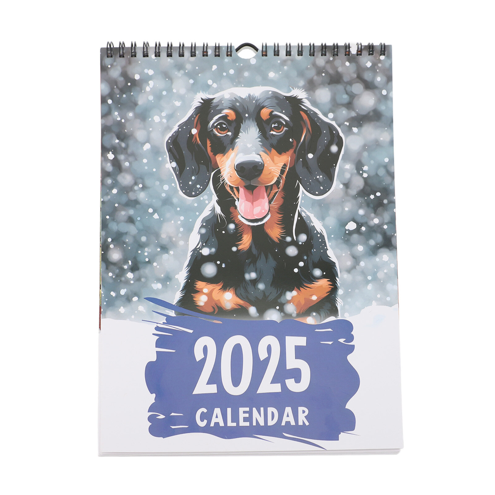 Календарь Таксы на 2025 Год Четкие Изображения Забавная Собака Настенный Ежемесячный Для Любителей Собак