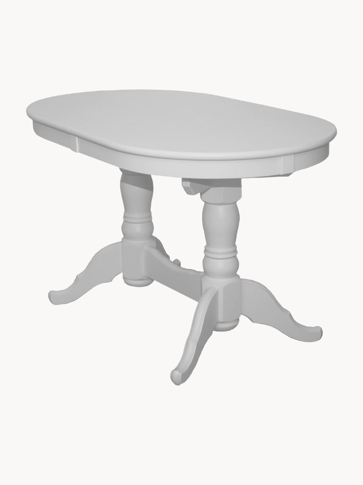 Стол Презент, овальный, массив берёзы, МДФ, 130х80см