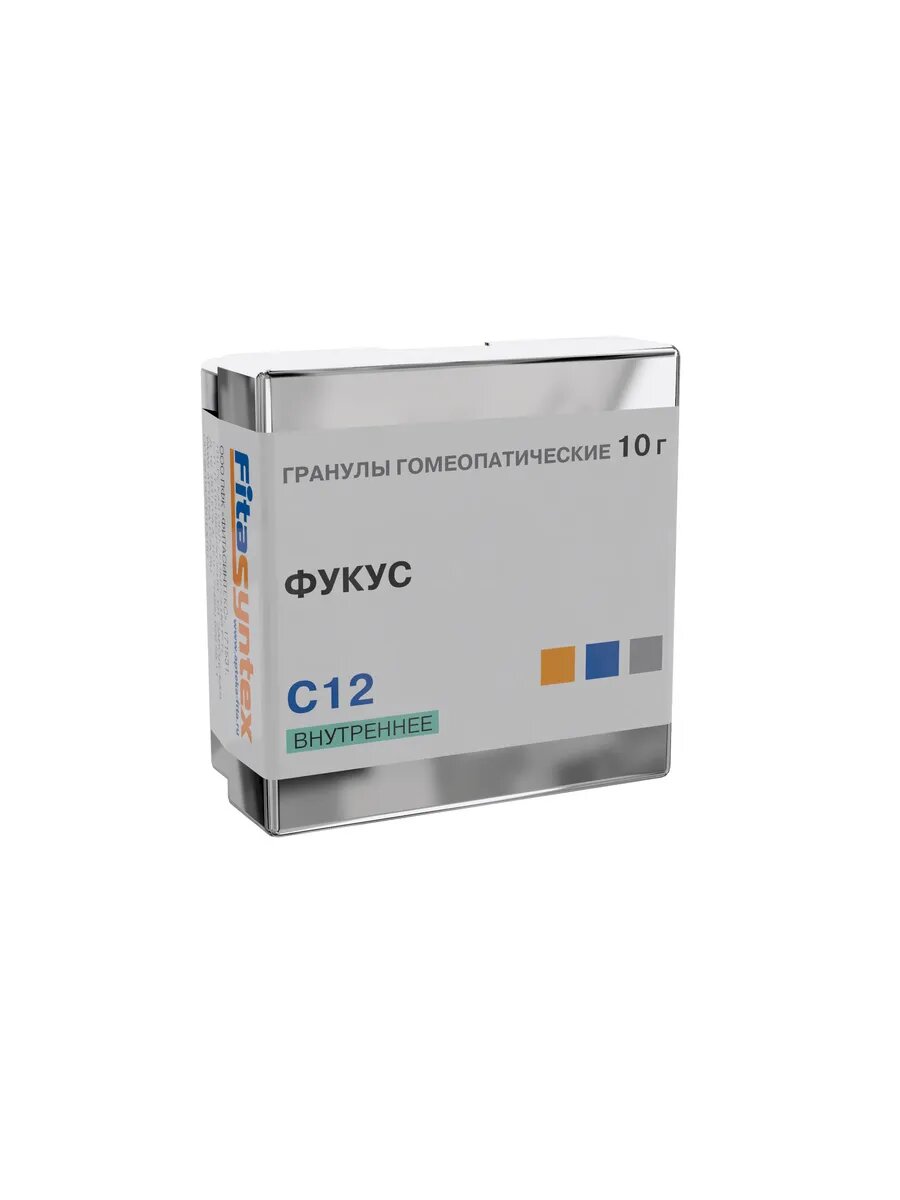 Фукус С12, гранулы гомеопатические моно, 10 грамм , Фитасинтекс