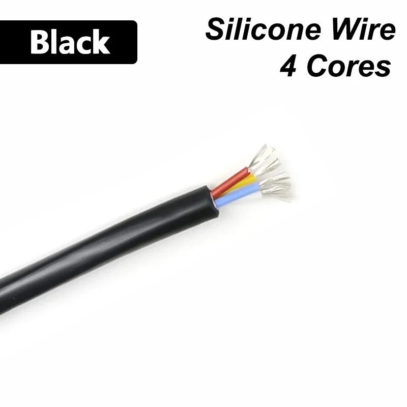 Термостойкий силиконовый провод Square 22~10 AWG