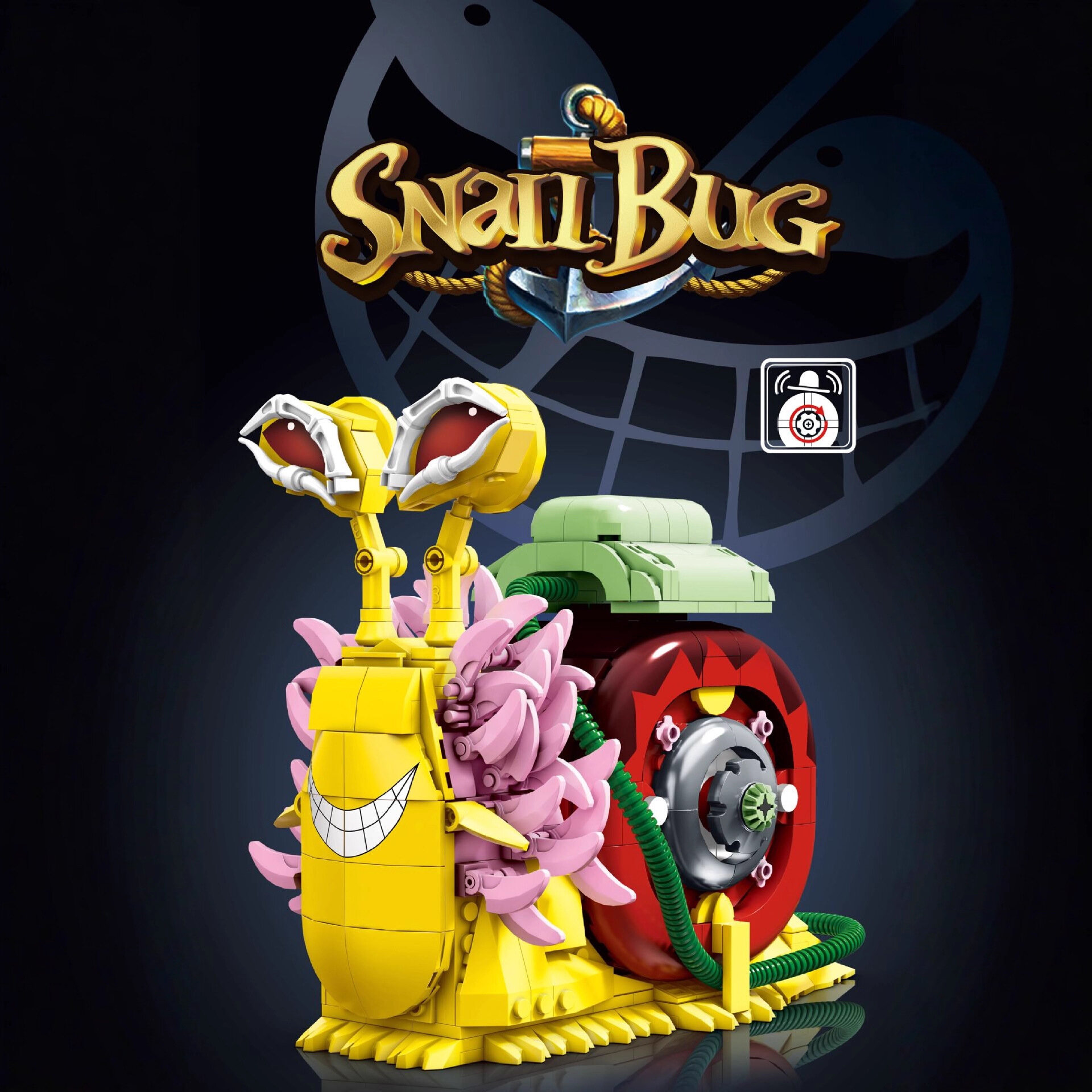 Deke 5007 Seven Blue Dragon Ball Строительные блоки Shenlong Nine Tails Собранный цельный Огненный король Тень Телефон Модель насекомого Орнамент Трансграничный