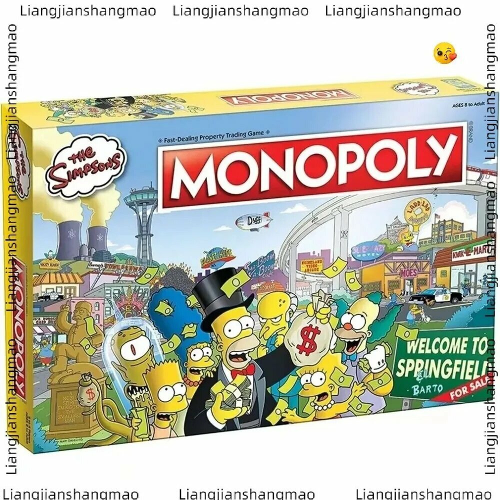 Классическая монополия The Simpsons бестселлер в настольных играх