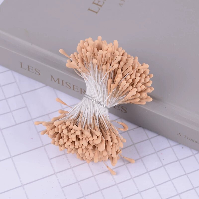 Искусственные матовые тычинки 1,5 мм, центры цветов, сердцевины цветов, материалы и аксессуары для рукоделия, для