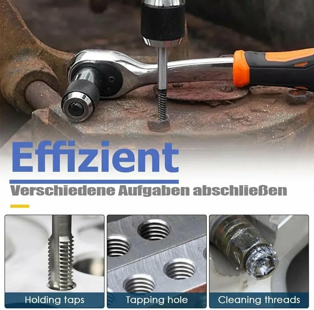 Держатель метчиков и экстракторов под трещетку, вороток 3/8 2шт