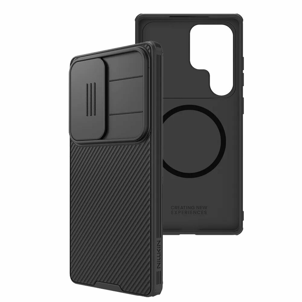 Чехол MagSafe Для Samsung Galaxy S25 Ultra / на Самсунг Галакси С25 Ультра, NILLKIN CamShield Pro Магнитная крышка, Чехол Для слайд-камеры, со встроенным магнитным кругом, Только магнитные без зарядки