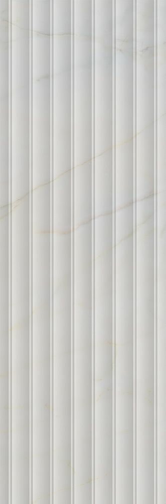 KERAMA MARAZZI Плитка Греппи белый структура обрезной глянц, 40x120 12 мм, арт. 14034R (цена за 1.44 м2)