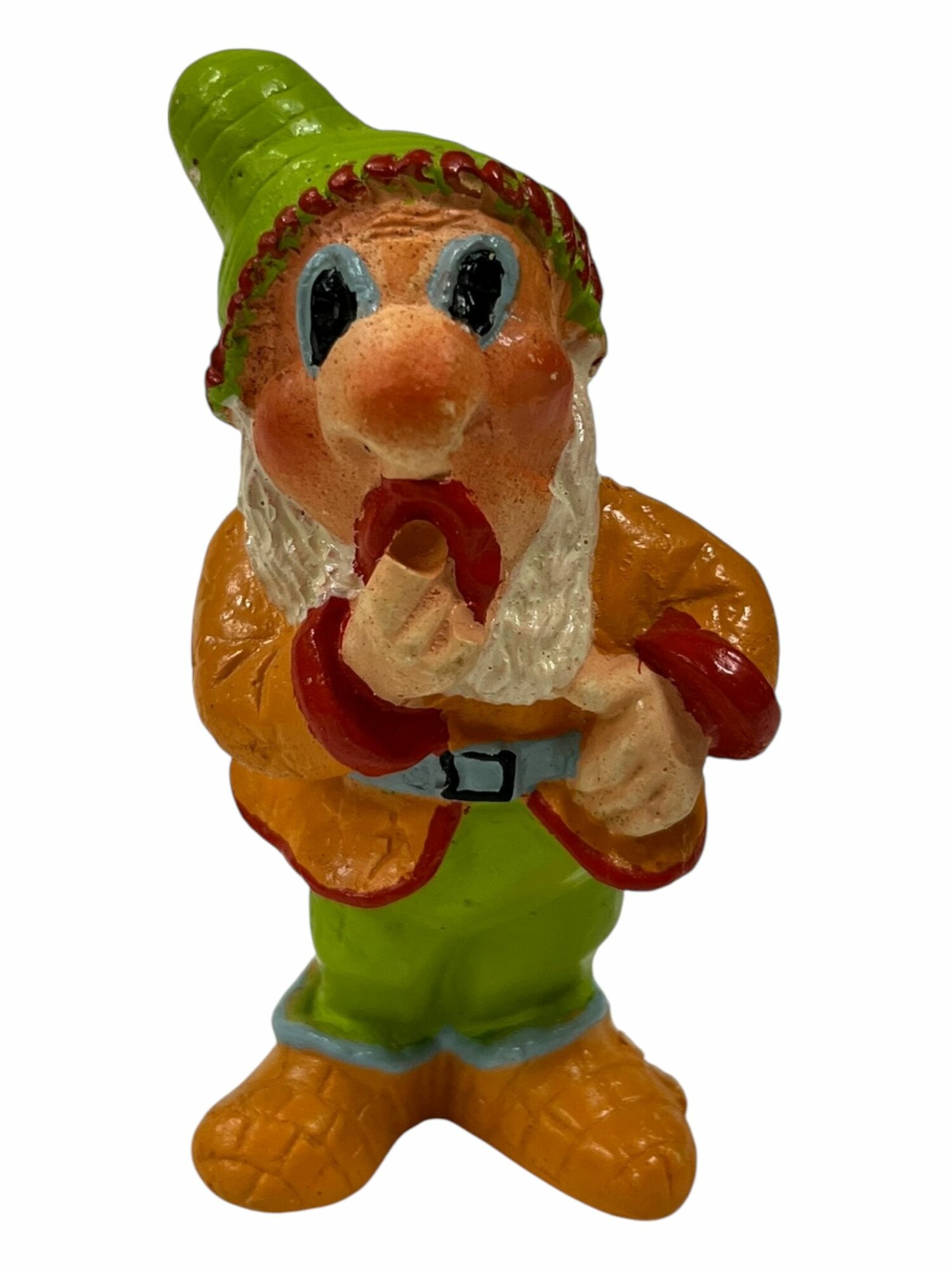 Винтажный керамический гном, Белоснежка и 7 гномов