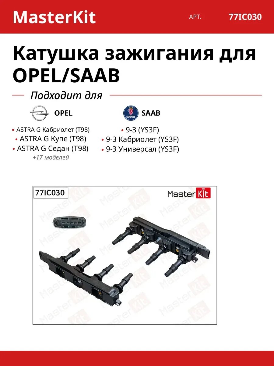 Катушка зажигания для OPEL/SAAB