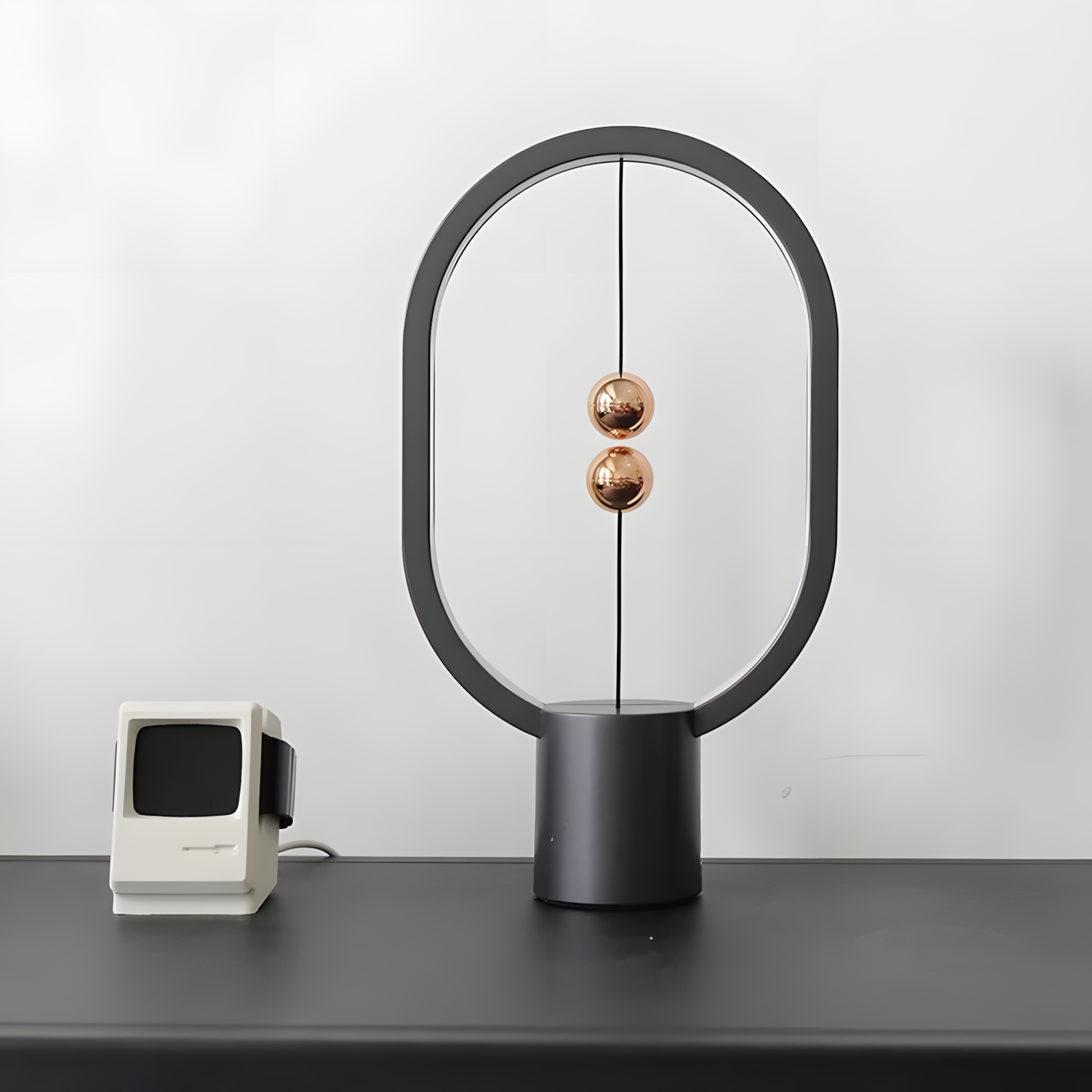 Миниатюрный магнитный ночник HENG Ellipse с питанием от USB, Светодиодный настольный светильник, офисный и домашни
