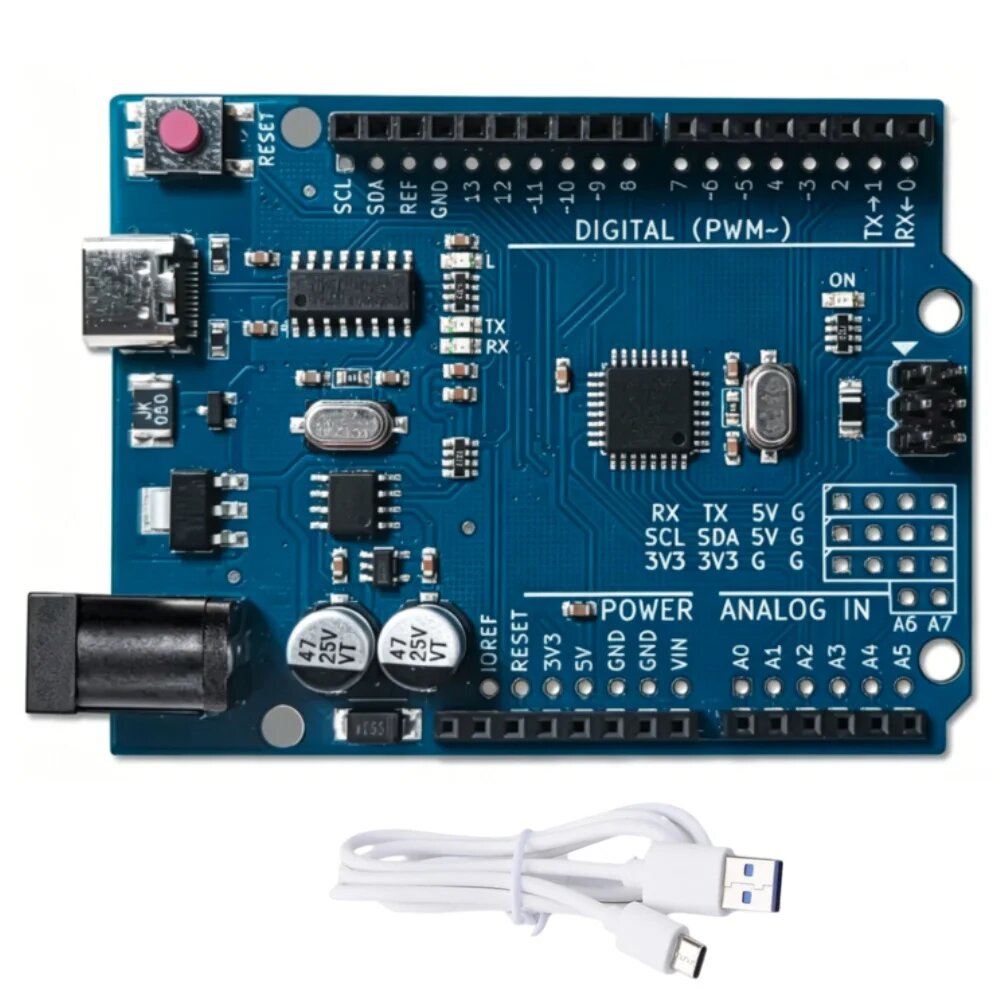 Arduino UNO R3 Board with Cable