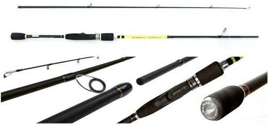 Спиннинг штекерный Namazu Pro Catch-Jack-X Ultimate game IM8 2,1м, тест 3-15 гр, карбон