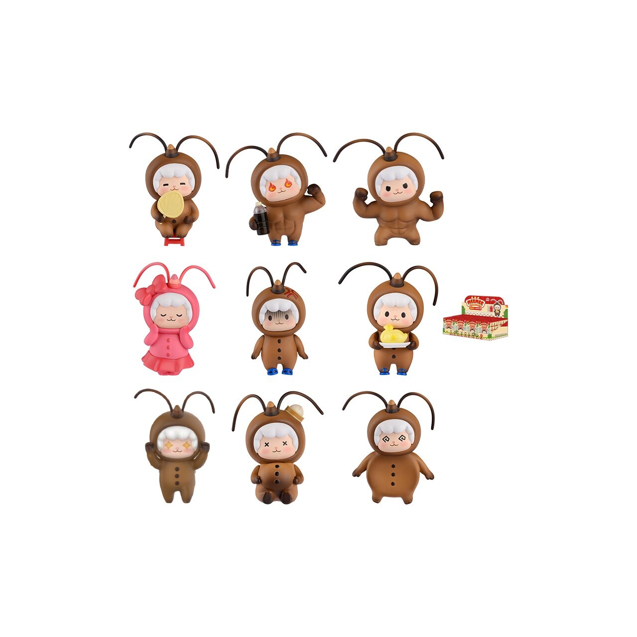 TOP TOY Фигурка из коллекции "Два хвостика" Кудрявая овца 1 случайная коробка Цельная коробка 8 шт