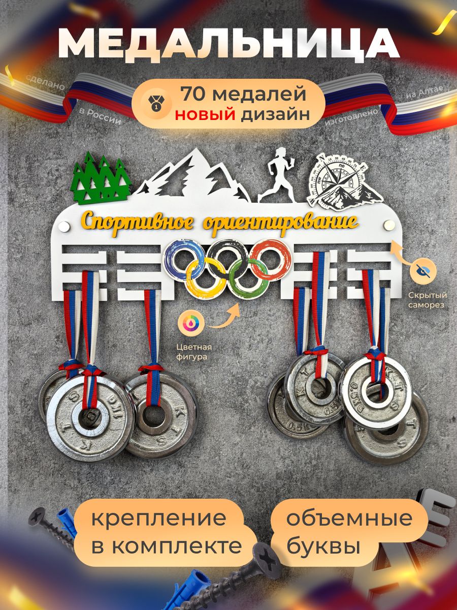 Медальница Спортивное ориентирование