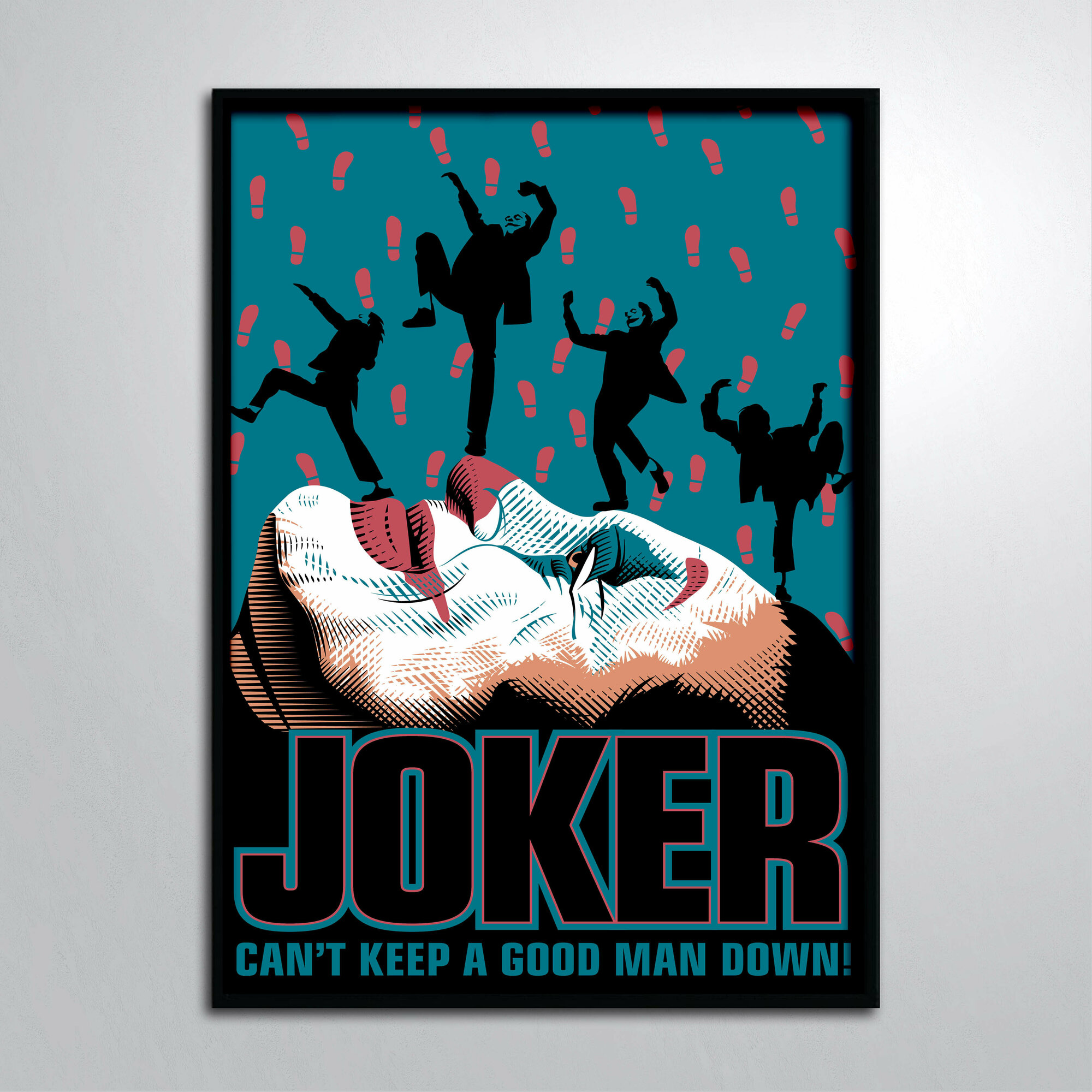 Постер без рамы/Джокер Хоакин Феникс Танец Арт Joker
