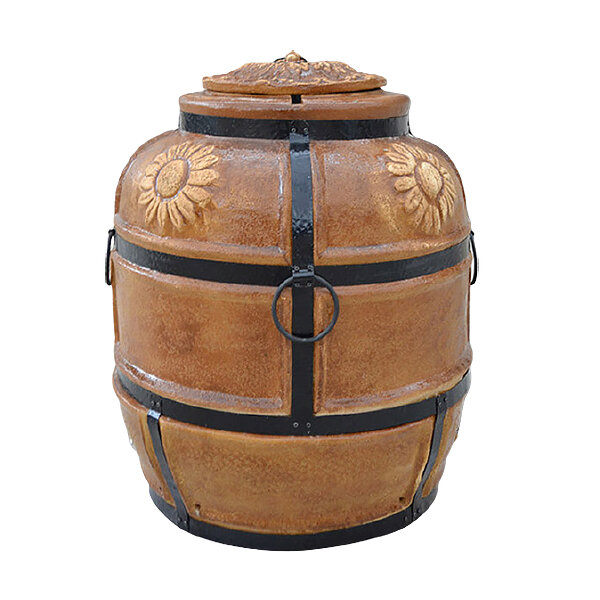 Тандыр "Барельеф-Подсолнух"