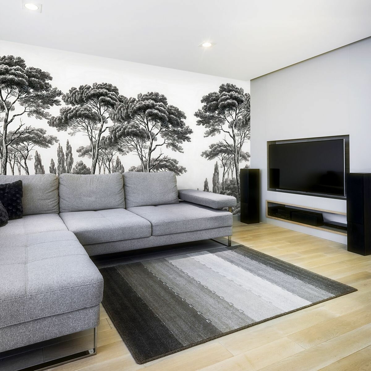 Фотообои на стену флизелиновые встык PHOTOSTENA Деревья 4,08 x 2,7 м 11,02 м2