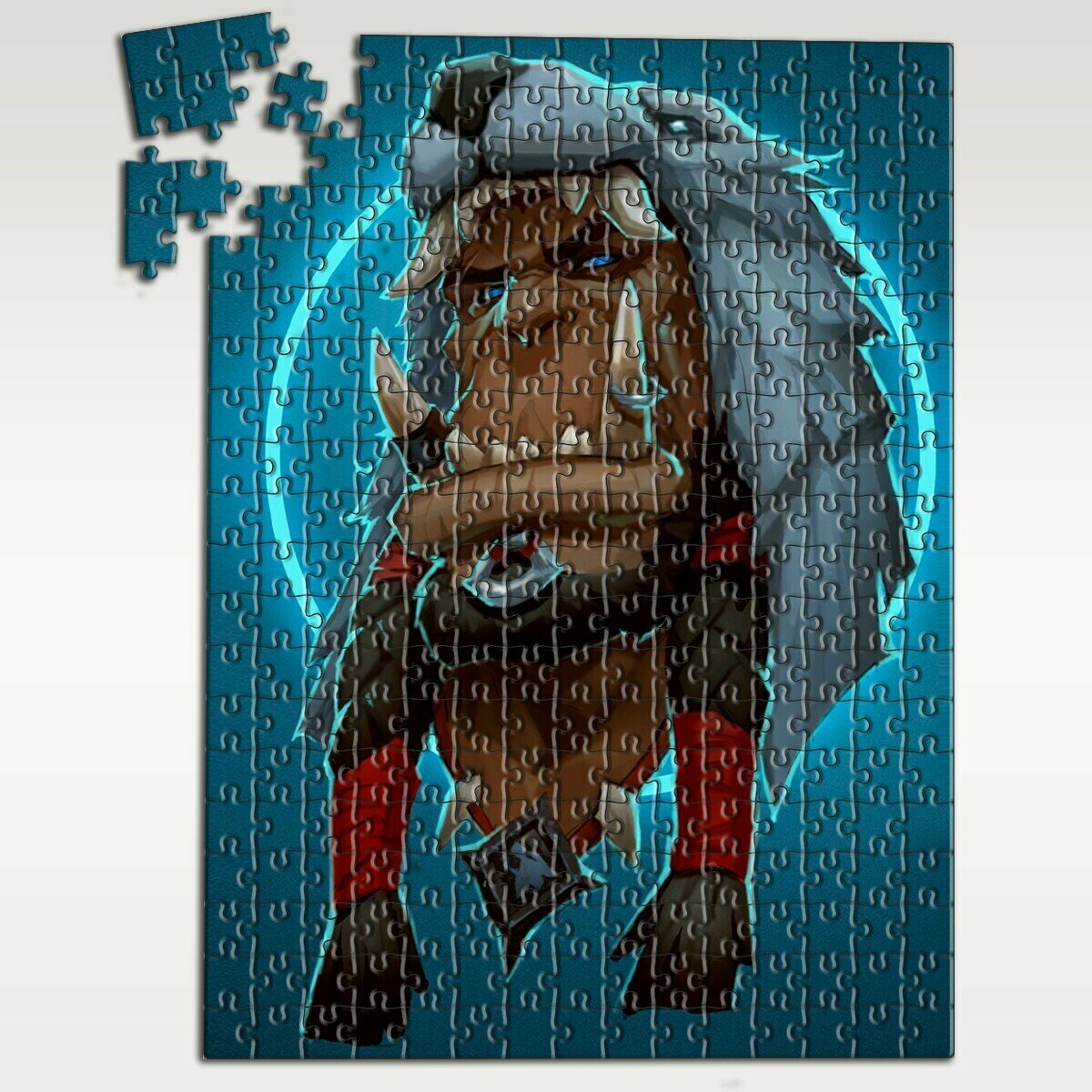 Пазл картонный А3: модель игра Warcraft WOW World of Warcraft - 6748 П