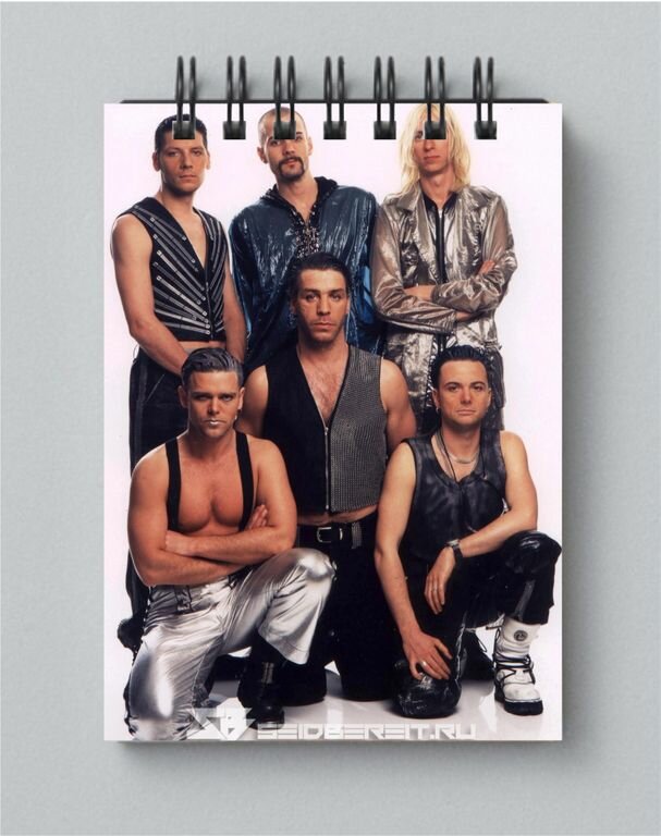 Блокнот Rammstein, Рамштайн №3, Размер А6, 10 на 15 см