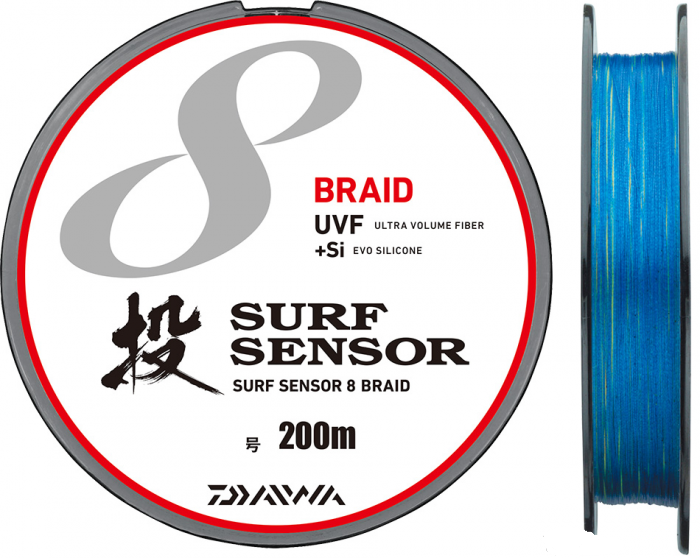 Шнур плетёный PE Daiwa - UVF SURF SENSOR X8 200m #1