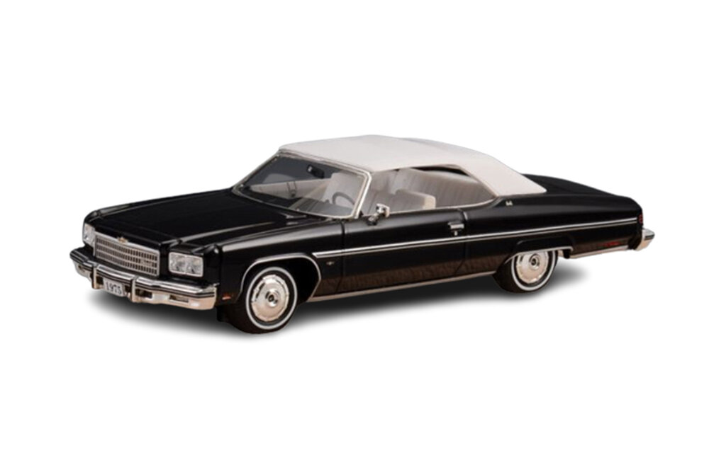 Chevrolet caprice convertible (закрытый) 1975 black / шевроле каприз кабриолет (закрытый) 1975 черный