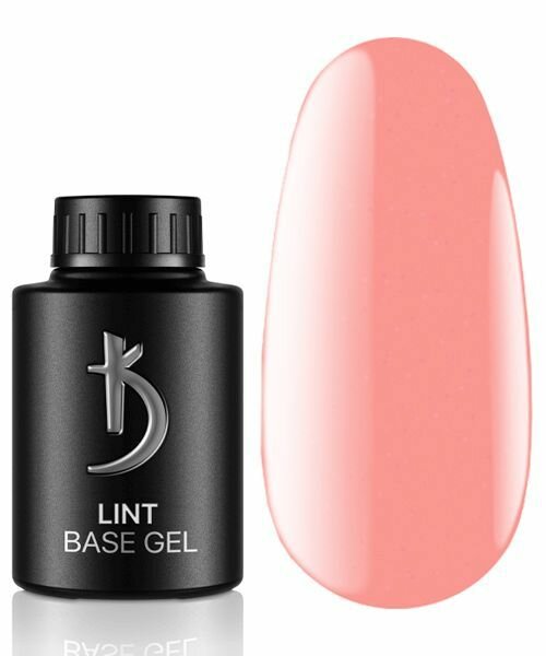 База для гель-лака "Lint Base Gel Kodi professional, PEACH" 35мл. (с микроволокном)