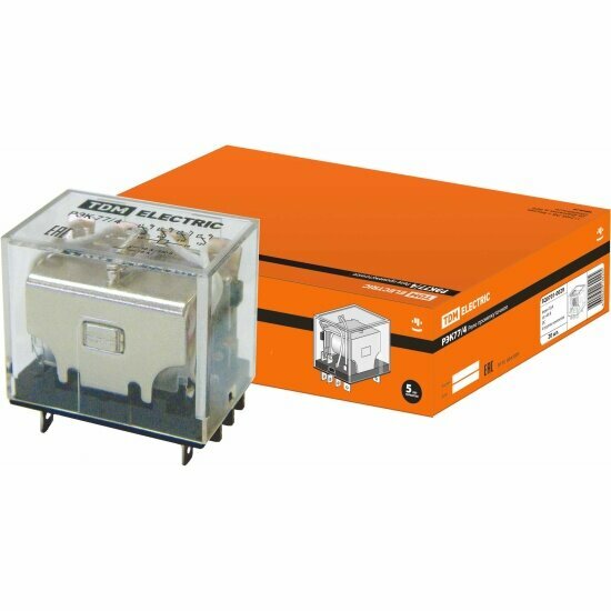 Промежуточное реле Tdm Electric РЭК77/4 10А 48В DC (упак 20шт), SQ0701-0029