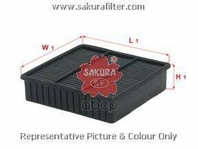 Фильтр воздушный MITSUBISHI Colt, Lancer, Outlander (03-09) SAKURA Sakura арт. A1047