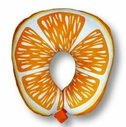 Мягкая Игрушка Дорожная подушка Апельсин (32см) 301341, (ЗАО "Фирма Мальвина")