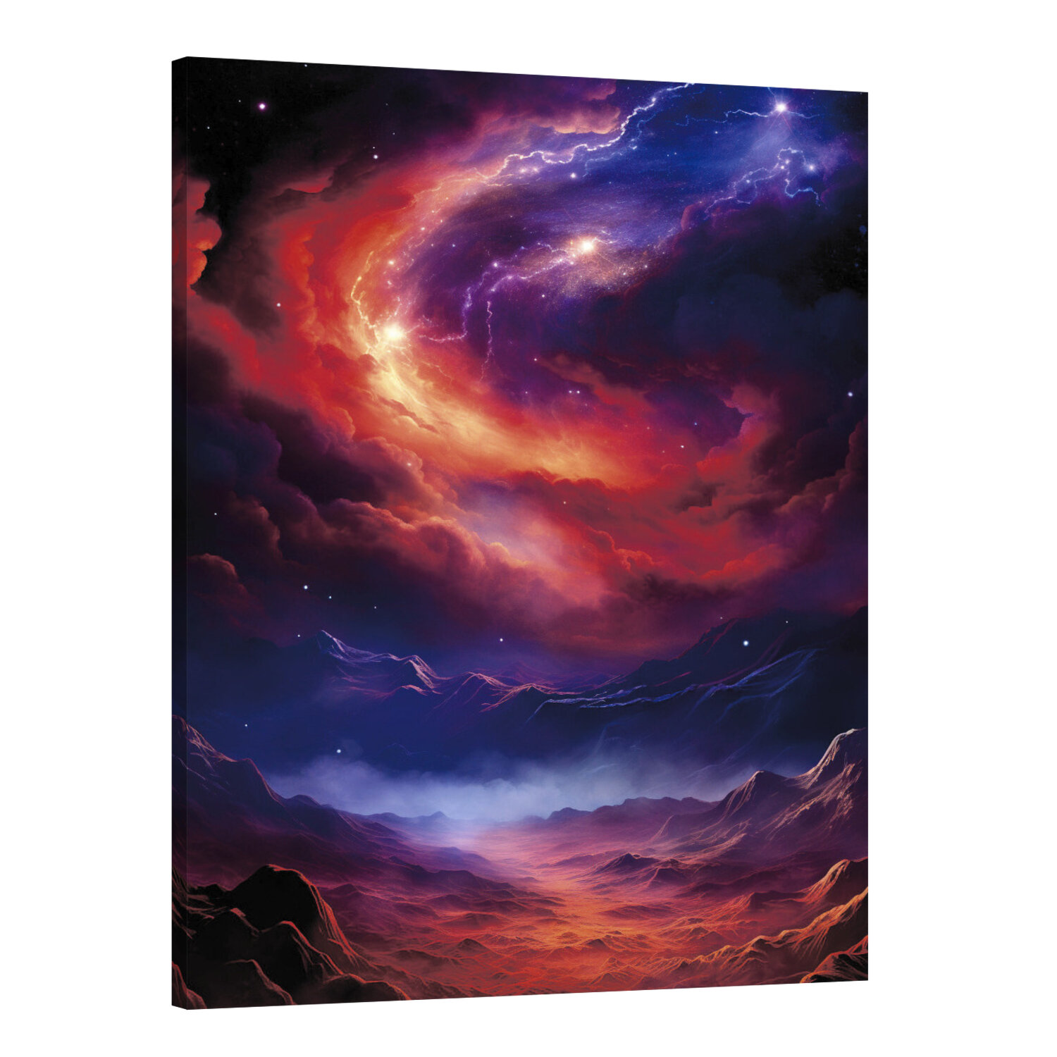 Интерьерная картина 50х70 "Звук Безграничного Космоса"