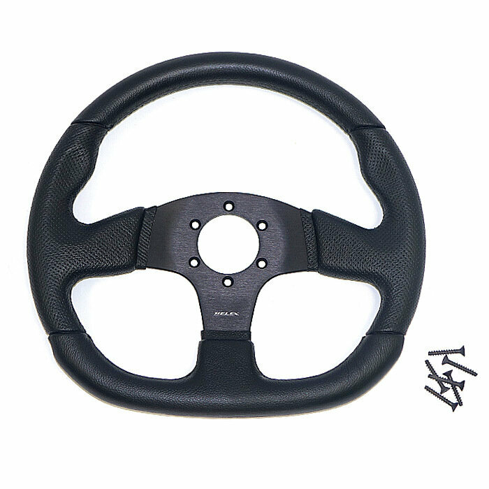 Колесо рулевое 320мм, черный полиуретан, 63727H (ULTRAFLEX, )