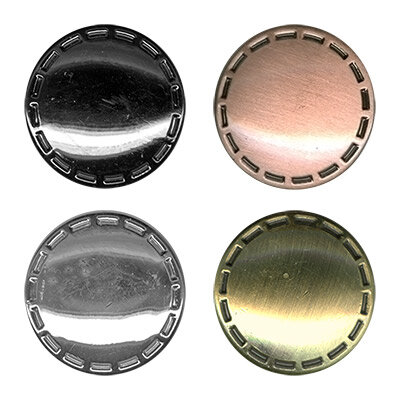 "Micron" BJ 007 джинсовые 17 мм №15 шлифованная медь