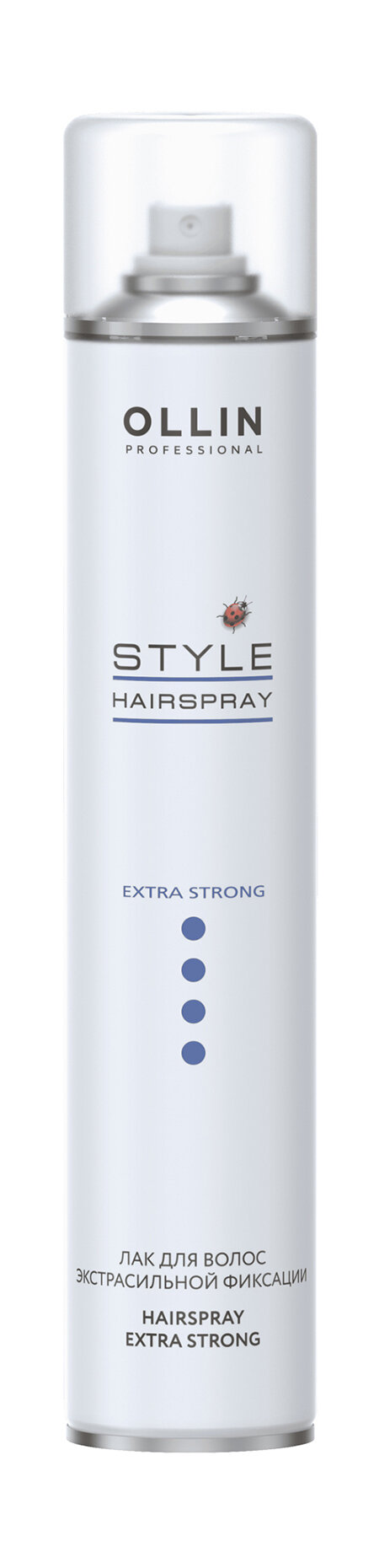 OLLIN PROFESSIONAL Лак для волос экстрасильной фиксации Ollin Style, 450 мл