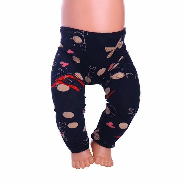 Одежда для кукол 38-43 см. Брюки (легинсы, лосины) цветные