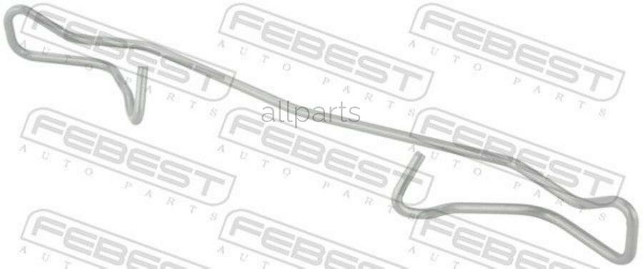 FEBEST 0303-001 Пружина прижимная тормозных колодок AUDI A1 2011-2018 FEBEST 0303-001